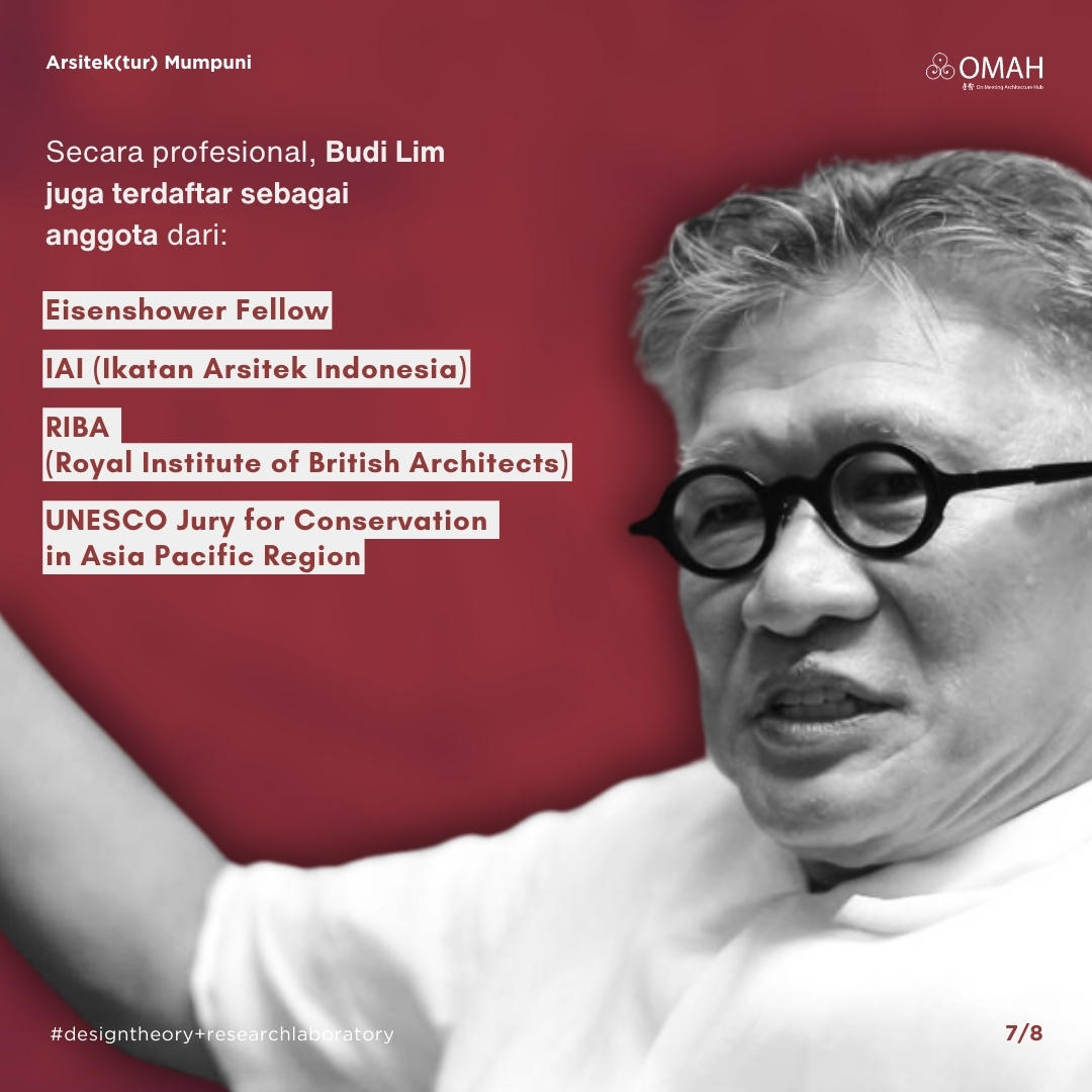 Event | Arsitek(tur) Mumpuni – Ep.2 Budi Lim – OMAH Akademi
