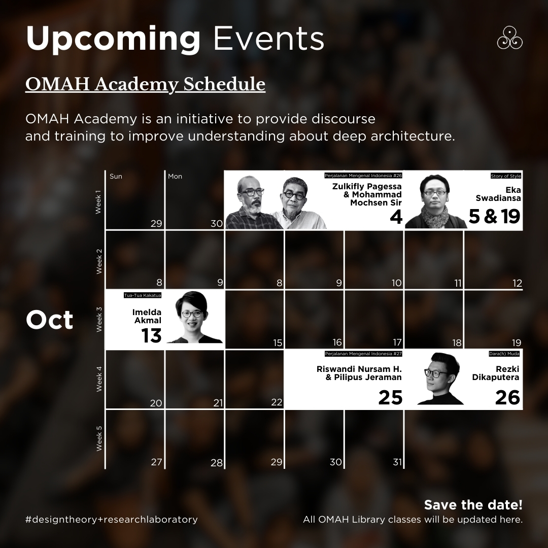 Event | OMAH Library Upcoming October Event – OMAH Akademi