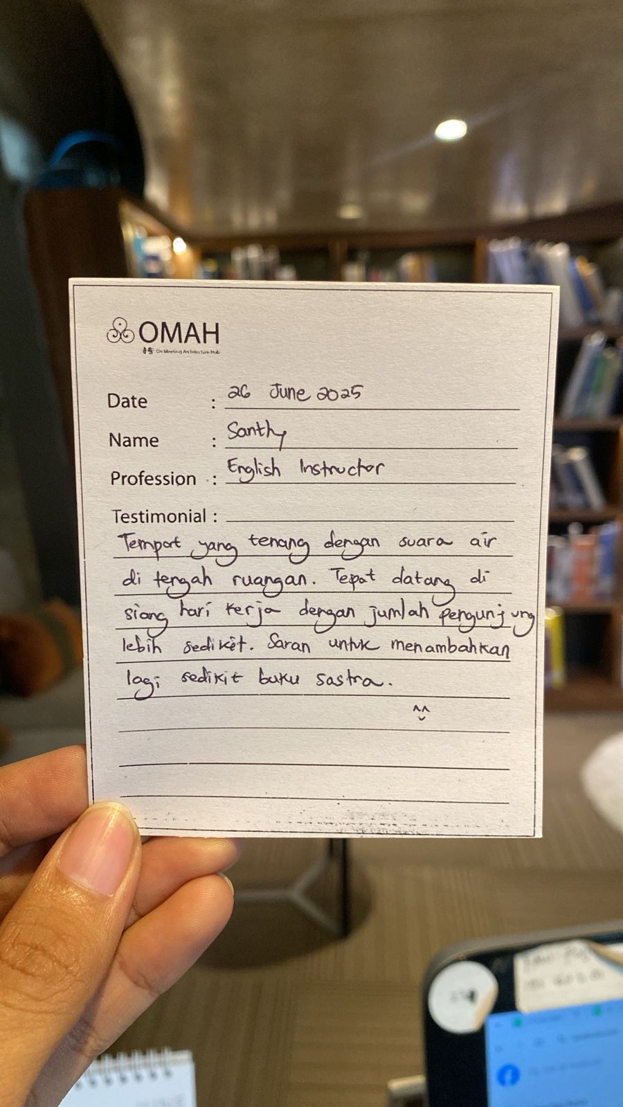 Santhy – OMAH Akademi