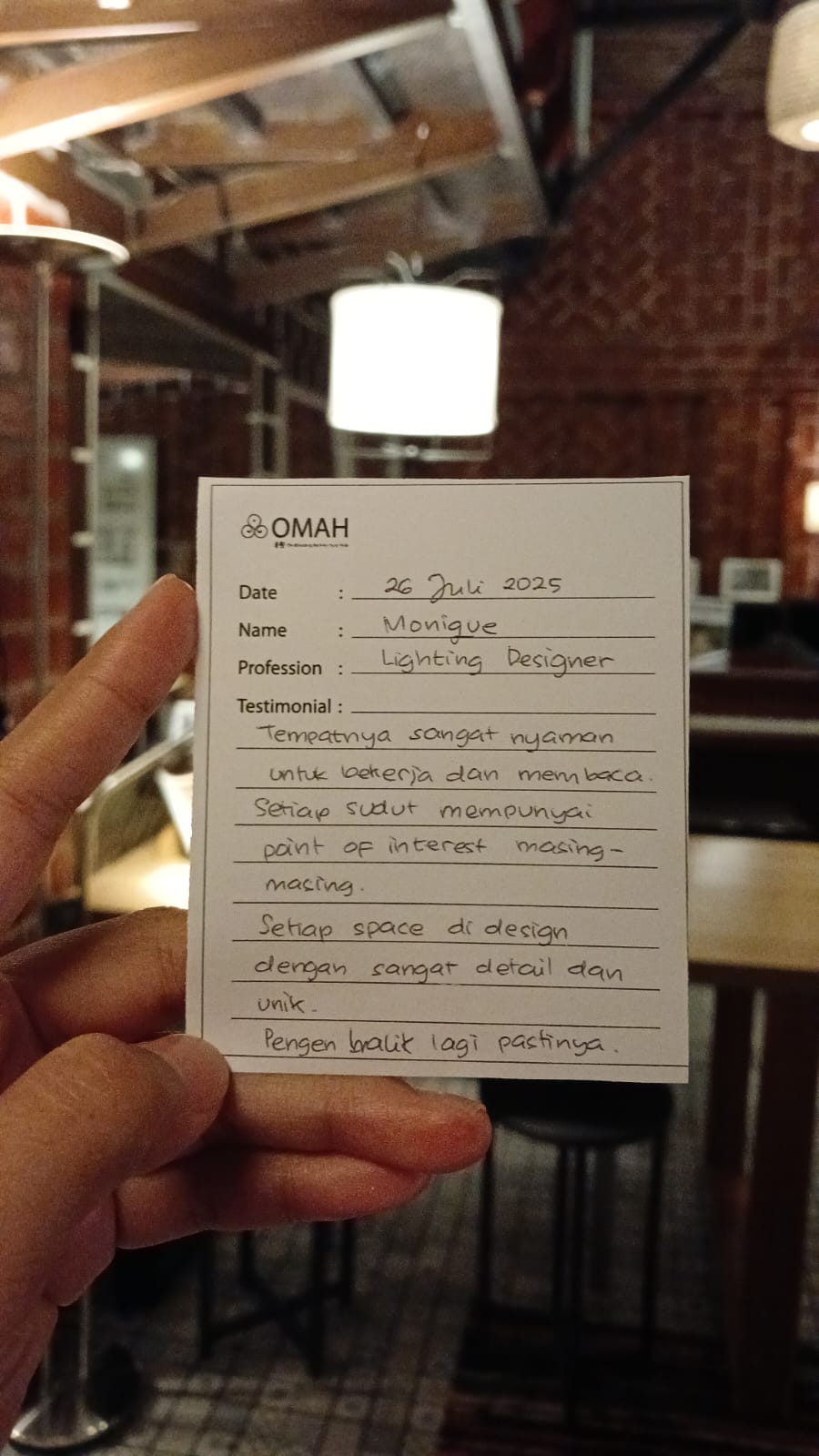 Monigue – OMAH Akademi